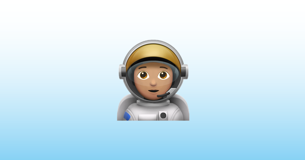 Astronaut: Medium Skin Tone Emoji 🧑🏽‍🚀