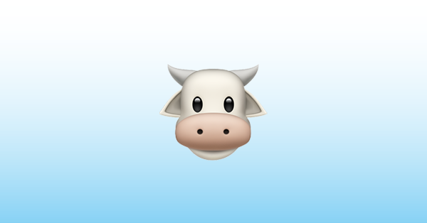 Cow Face Emoji 🐮