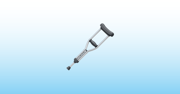 Crutch Emoji 🩼
