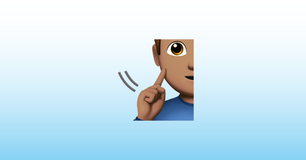 Deaf Man: Medium Skin Tone Emoji 🧏🏽‍♂️