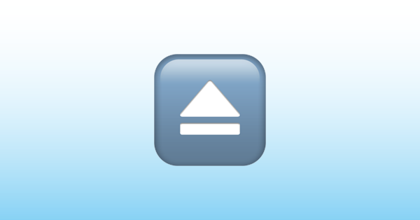 Eject Button Emoji ⏏️