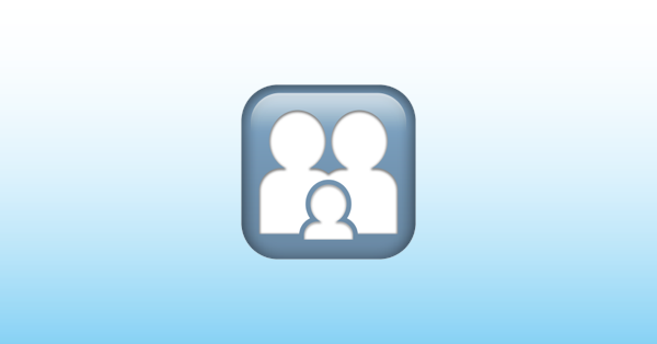 Familia: adulto, adulto, niño Emoji 🧑‍🧑‍🧒