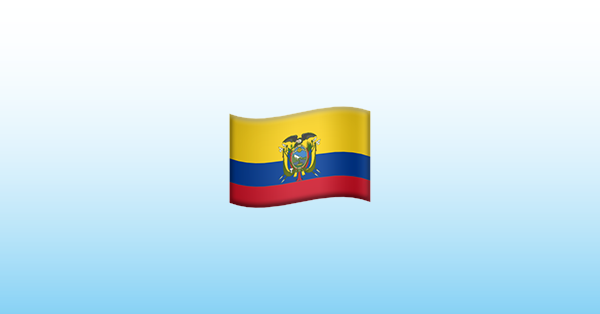 Flag: Ecuador Emoji 🇪🇨