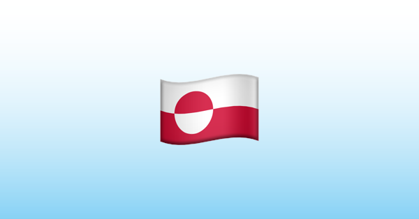 Flag: Greenland Emoji 🇬🇱