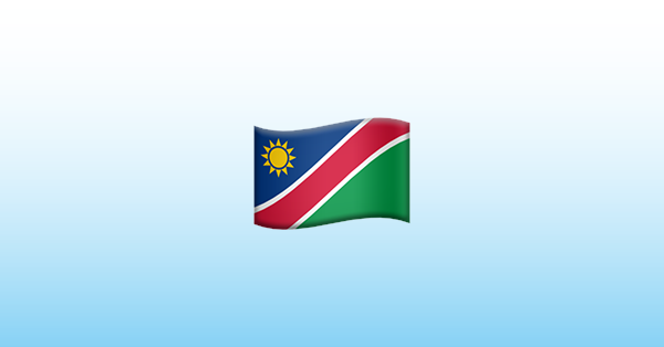 Bandera: Namibia Emoji 🇳🇦