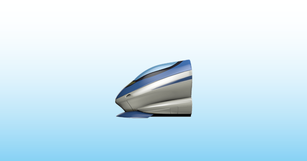High-Speed Train Emoji 🚄