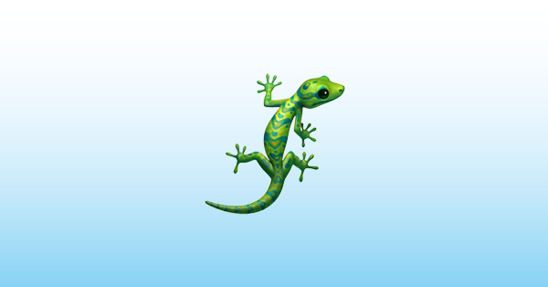 Lagartixa Emoji 🦎