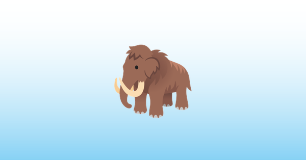 Mamut Emoji 🦣