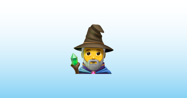 Man Mage Emoji 🧙‍♂️