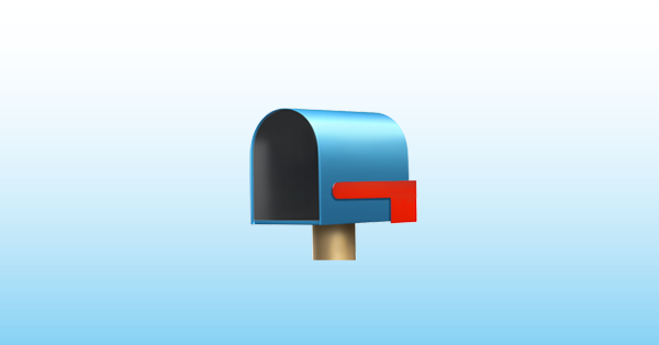 Open Mailbox with Lowered Flag Emoji 📭