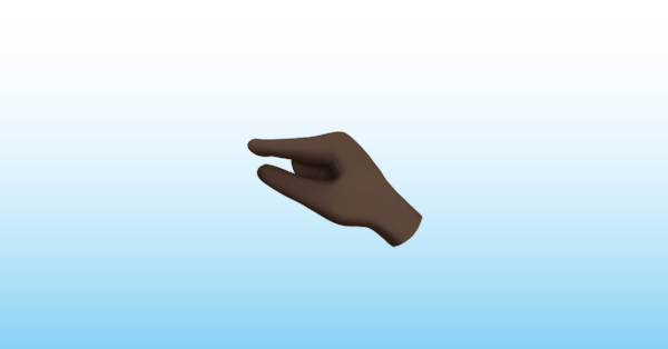 Pinching Hand: Dark Skin Tone Emoji 🤏🏿