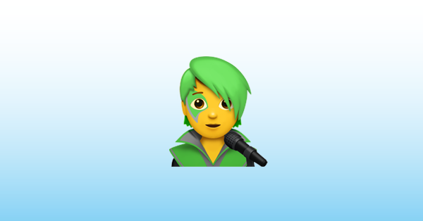 Singer Emoji 🧑‍🎤