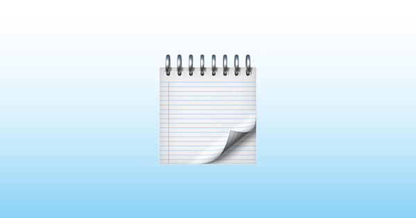 Spiral Notepad Emoji 🗒️