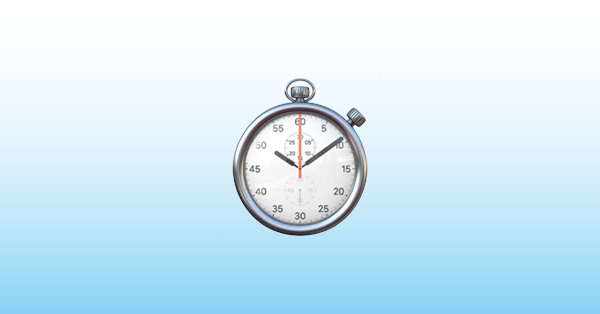 Stopwatch Emoji ⏱️