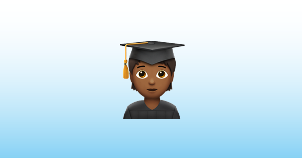 Student: Medium-Dark Skin Tone Emoji 🧑🏾‍🎓
