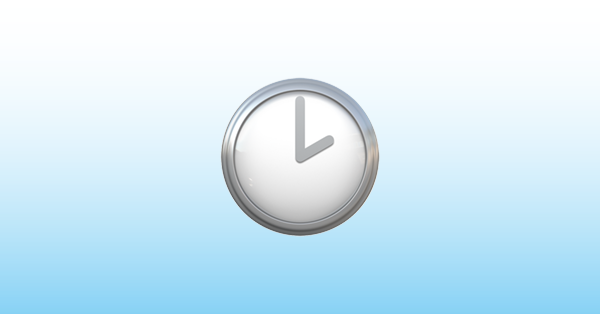 Two O’Clock Emoji 🕑
